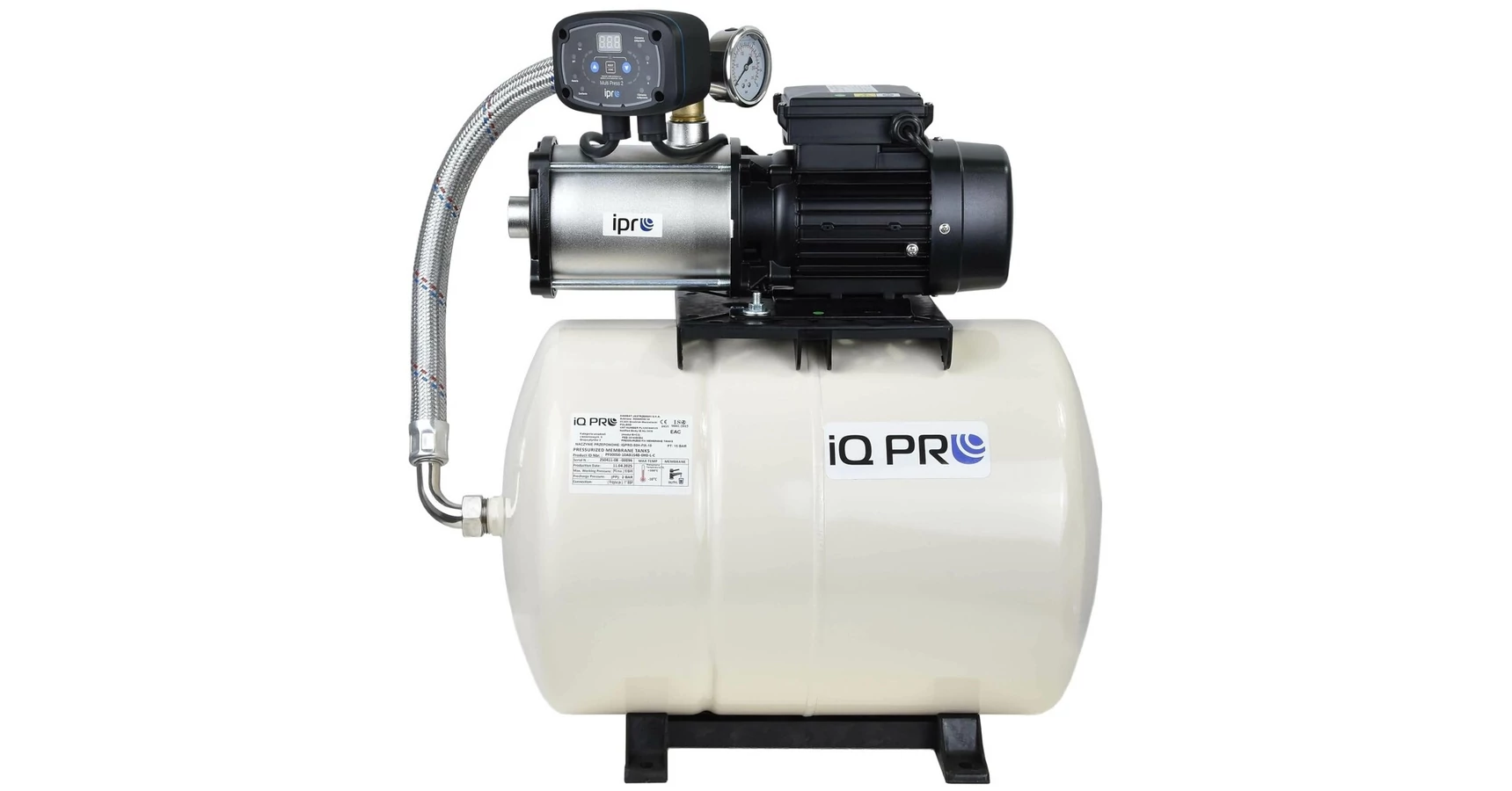 iQ PRO PI-JET 200-4 + 50l hidrofor | 56m 200l 230V 1.85kW | iQ PRO ...
